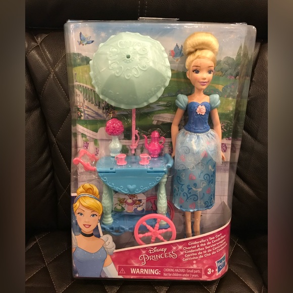 Disney | Toys | Disney Cinderella Tea Cart Set Blue And Pink | Poshmark